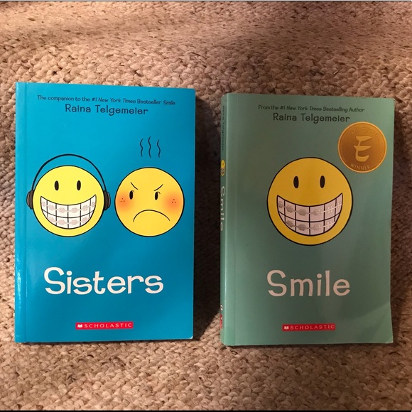 Scholastic | Other | Book Set Smile Sisters By Raina Telgemeier | Poshmark